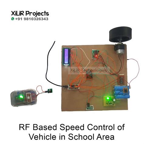RF Based Speed Control Of Vehicle In School Area M Tech B Tech Engineering Projects Thesis