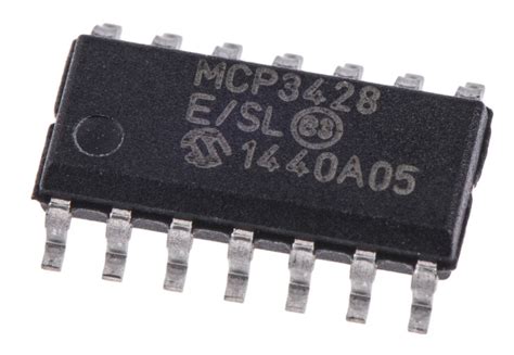 Microchip Quad Bit ADC Ksps Pin SOIC RS Components Indonesia