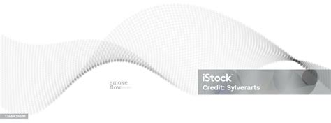 추상 벡터 연기 배경 흐르는 동그라미 입자의 물결 밝은 회색 추상적 인 그림 부드럽고 부드러운 디자인 편안한 이미지 가리키기에