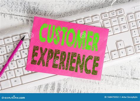 Handwriting Text Writing Customer Experience Concept Meaning Product Of An Interaction Between