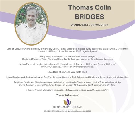 Bridges Thomas Colin