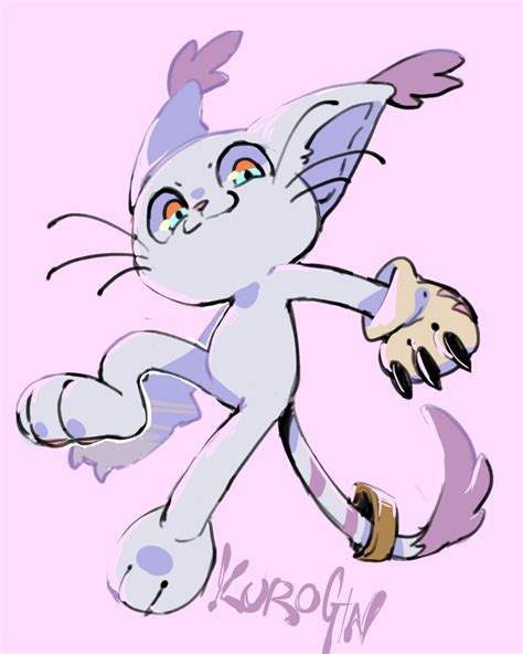 Tailmon Digimon Drawn By Ginutdr Danbooru