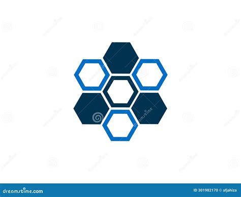 Hive Logo 7 Icon Template Stock Illustration Illustration Of