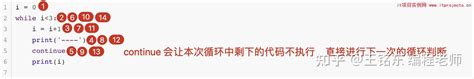 判断语句和循环语句 2 13 break和continue 知乎