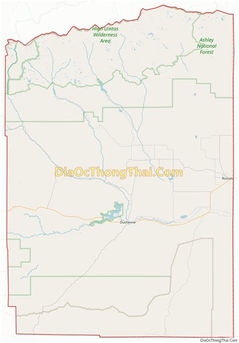 Duchesne County Road Map At Leah Woodcock Blog