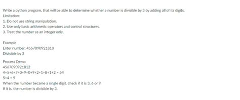 Solved Write A Python Program That Will Be Able To