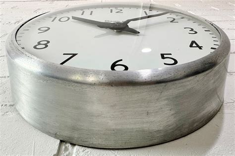 Vintage Simplex Battery Wall School Clock Adelaide Clocks