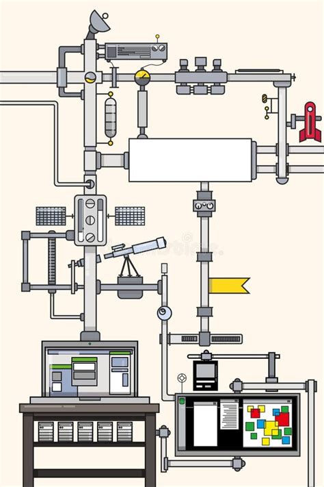 Web Design And Coding Scheme Vector Flat Art Stock Vector