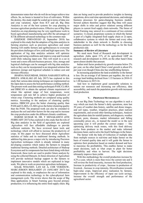 An Intensive Analtics For Farmer Using Big Data Pdf