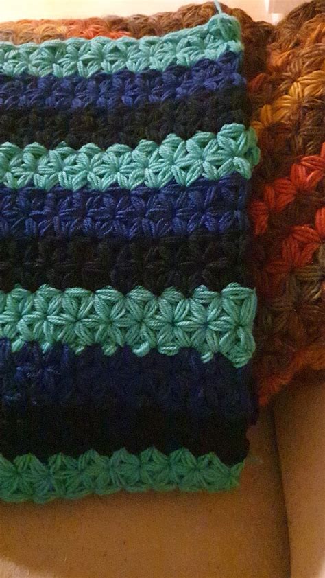 Houndstooth Stitch In A Granny Squarehexagon Rcrochet