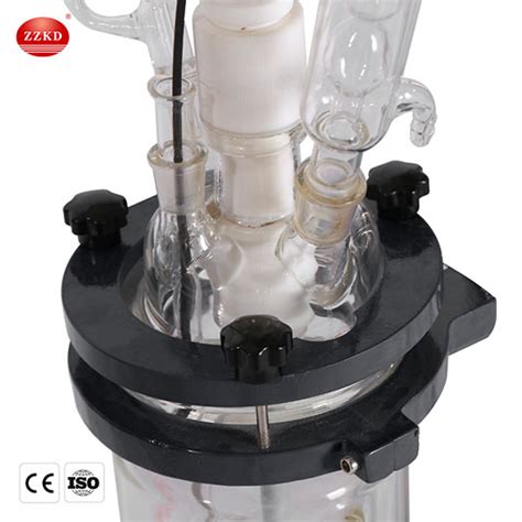 1l Jacketed Lab Scale Glass Reactor