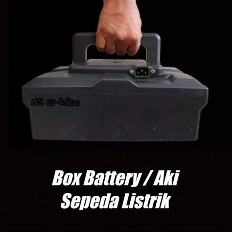 Jual Box Battery Accu Sepeda Listrik V V Shopee Indonesia