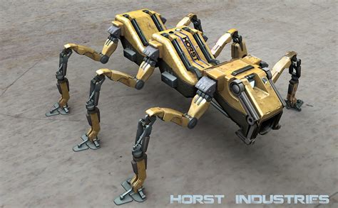 Jim Martin Concept Art Segmented Robot Drone