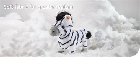 Tumama Walking Talking Toy Zebra With Remote Control Leash