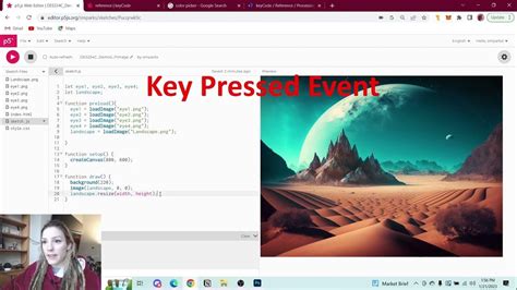 Demo 4 P5js Load Image And Key Pressed Youtube
