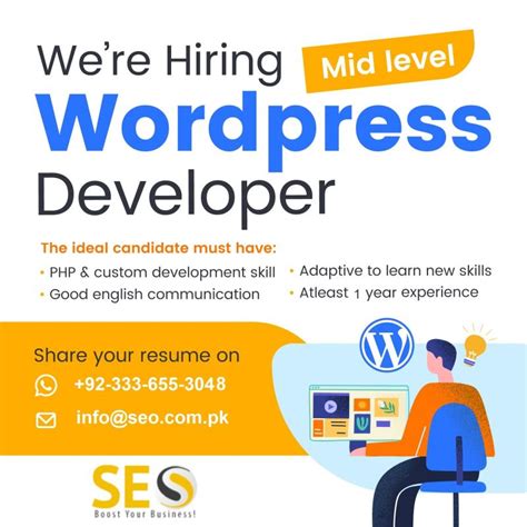 wordpressdeveloper wordpressjob webdeveloperjob phpdeveloper seo company pakistan pk