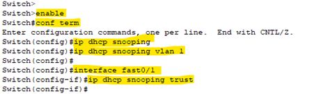 Cisco Switch DHCP Snooping Ayarlama BilgiALNET