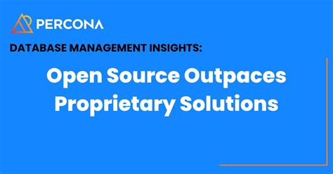 percona survey report open source and dbaas percona posted on the