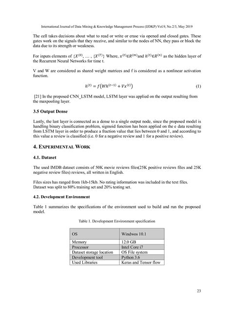 Sentiment Analysis For Movies Reviews Dataset Using Deep Learning