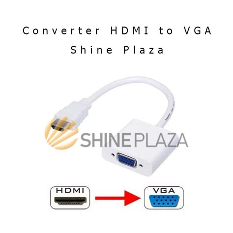 Jual Converter Hdmi To Vga Hdmi To Vga Converter Shopee Indonesia