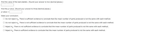 Solved Use These Data And Test To See Whether The Mean Chegg Com