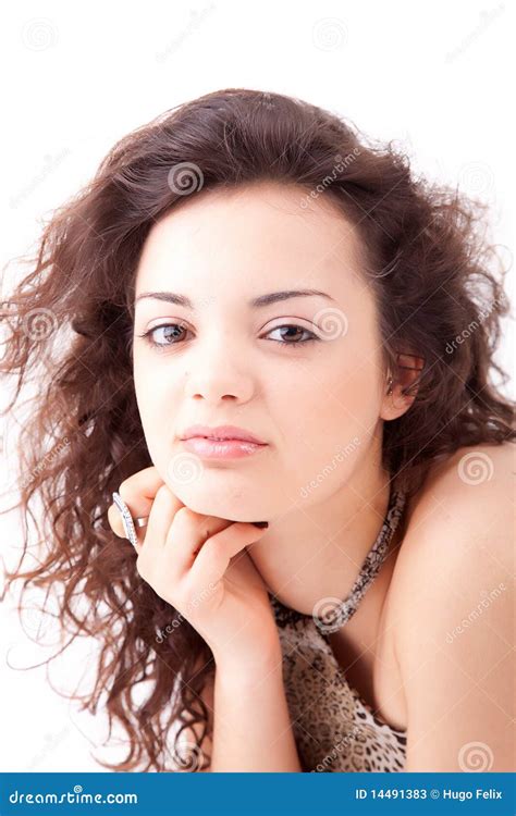 Jeune Et Belle Pose De Femme Image Stock Image Du Charme Fond