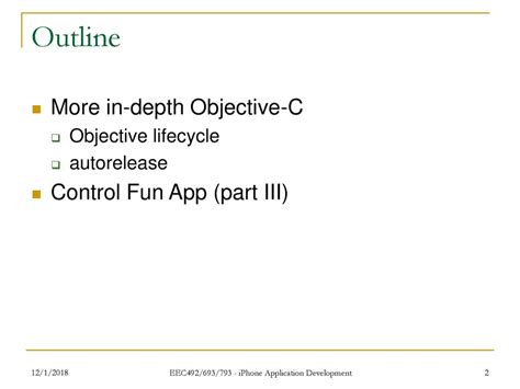 EEC IPhone Application Development Ppt Download