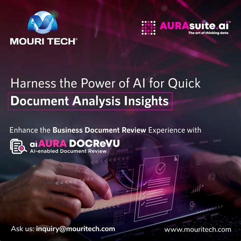 Mouri Tech On Linkedin Mouritech Ai Documentanalysis
