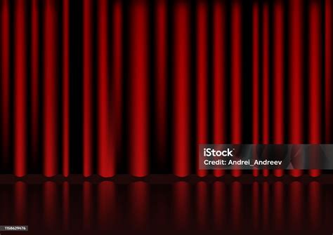 무대 커튼에 스포트라이트 연극 커튼 배경 주제에 대한 스톡 벡터 아트 및 기타 이미지 배경 주제 커튼 Theatrical