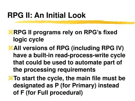 PPT RPG IV PowerPoint Presentation Free Download ID