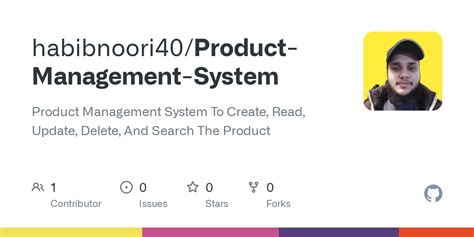 Github Habibnoori40 Product Management System Product Management System To Create Read
