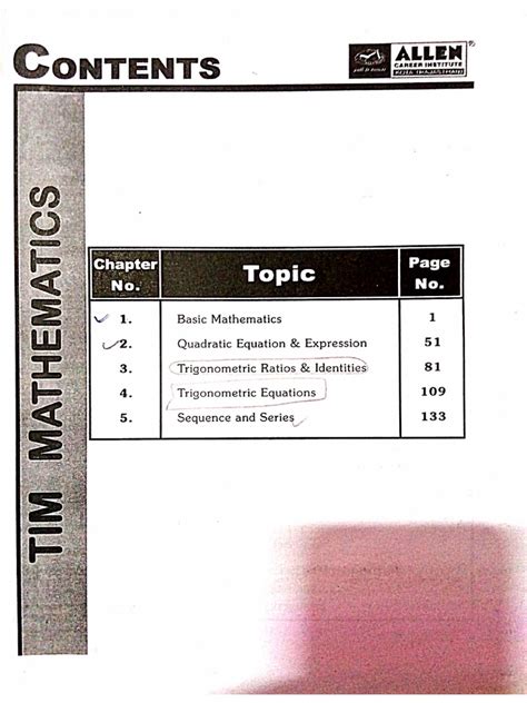 index tim module pdf