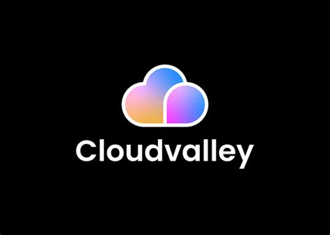 Cloudvalley Cloud Logo Tech Logo Brand Identity On Behance