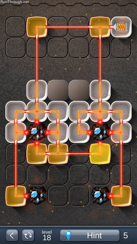 LaserBox Walkthrough Level 18 Basic RunThrough