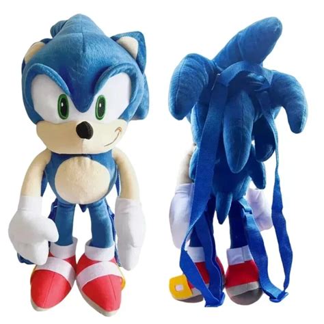 Sonic Shadow Silver The Hedgehog Plush Toy Backpack Bag Rucksack £22 99 Picclick Uk