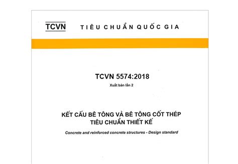 TCVN 5574-2018, tiêu chuẩn thiết kế bê tông cốt thép pdf