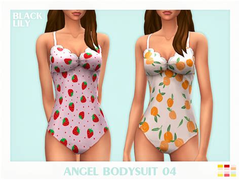 The Sims Resource Angel Bodysuit 04