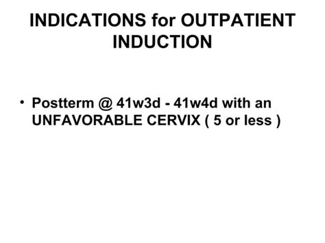 Induction Summary Ppt