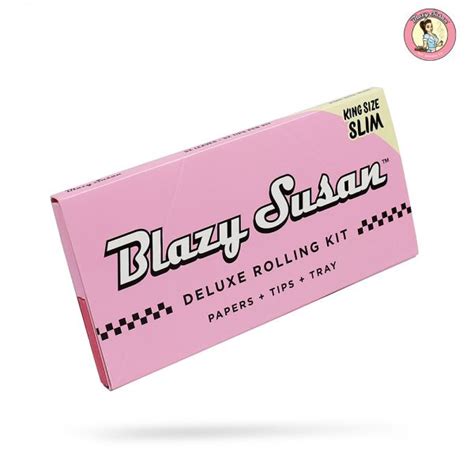 Blazy Susan Pink Kingsize Slim Deluxe Kit The Wiener Vape Company