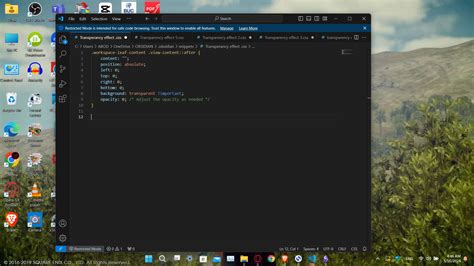 Transparency Effect Help Obsidian Forum