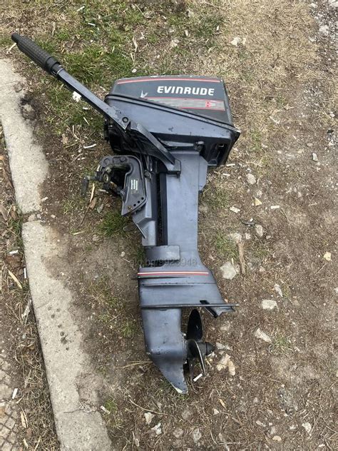 Двигател за лодка Evinrude Бензин 5 к с Извънбордови двигатели Търговище Внос Холанди
