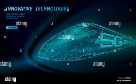 5g New High Speed Rail Wireless Internet Wifi Concept Global Fast Higher Railway Train Low
