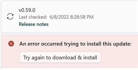 Updated Ok Says Not But Now At 059is That The Latest Click On Update Does Nothing · Issue