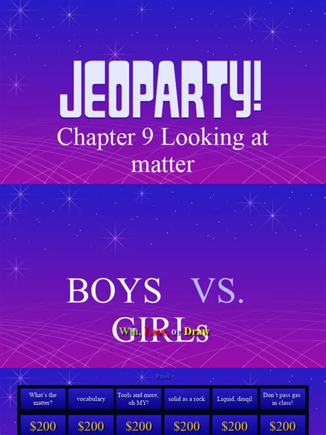 Trivia Game Grade 2 Science Looking At Matter Pdf Liquids