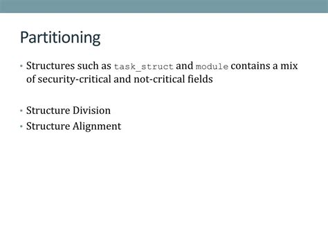 Ppt Efficient Protection Of Kernel Data Structures Via Object Partitioning Powerpoint