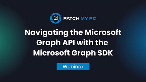 Navigating The Microsoft Graph Api With The Microsoft Graph Sdk Webinar