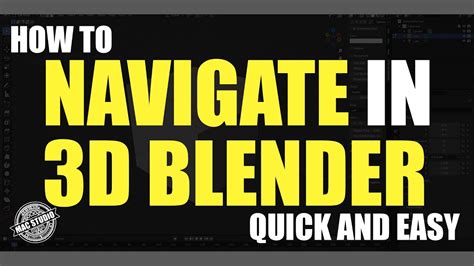HOW TO NAVIGATE IN BLENDER QUICK TUTORIAL YouTube