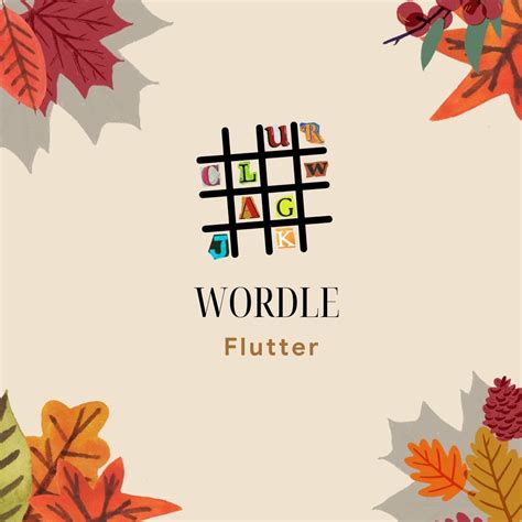 Github Gdsc Igdtuw Autumn Of Code 2022flutter Wordle App