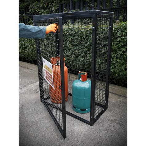 Safety Cage 3 X 19kg Gas Cylinders