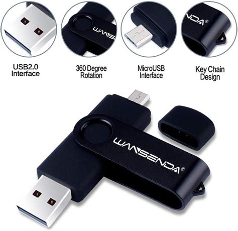 Wansenda Otg Usb Flash Drive In Micro Usb Memory Stick For Android Devices Pc Tablet Mac